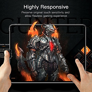 JETech Privacy Screen Protector for iPad Pro 12.9-Inch (6th/5th/4th/3rd Generation, 2022/2021/2020/2018), Anti-Spy Tempered Glass Film, 1 Pack