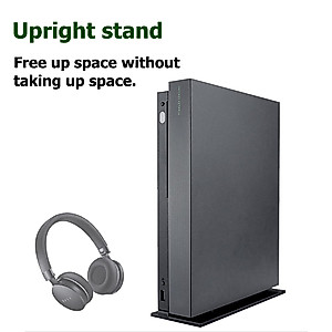 CKXIN Vertical Stand for Xbox One X, Xbox One X Console Stand, Base Vertical Xbox One X Holder Stand - Black