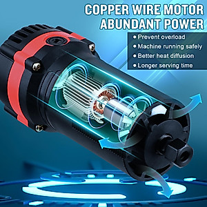 Router Tool, Hand Wood Router, 110V 800W Wood Routers for Woodworking, 30000R/MIN Compact Edge Trimmer, with 1/4" Tungsten Carbide Router Bits 15-Piece Set