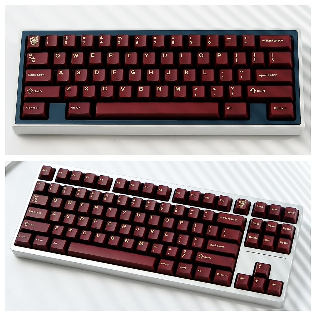 1 one enjoy 114 Keys ABS Custom Keycaps Set, Double Shot Keycaps, Suitable for Cherry MX Mechanical Gaming Keyboard, Without PAD Area