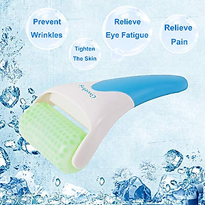 Face Ice Roller Gel Mask Set Gifts for Women Mom Mothers Day Cold Reusable Eye Masks Bead Massage Pack Cooling Skin Care Travel Tools for Dark Circles Puffiness Relief Sleeping Headache migraines
