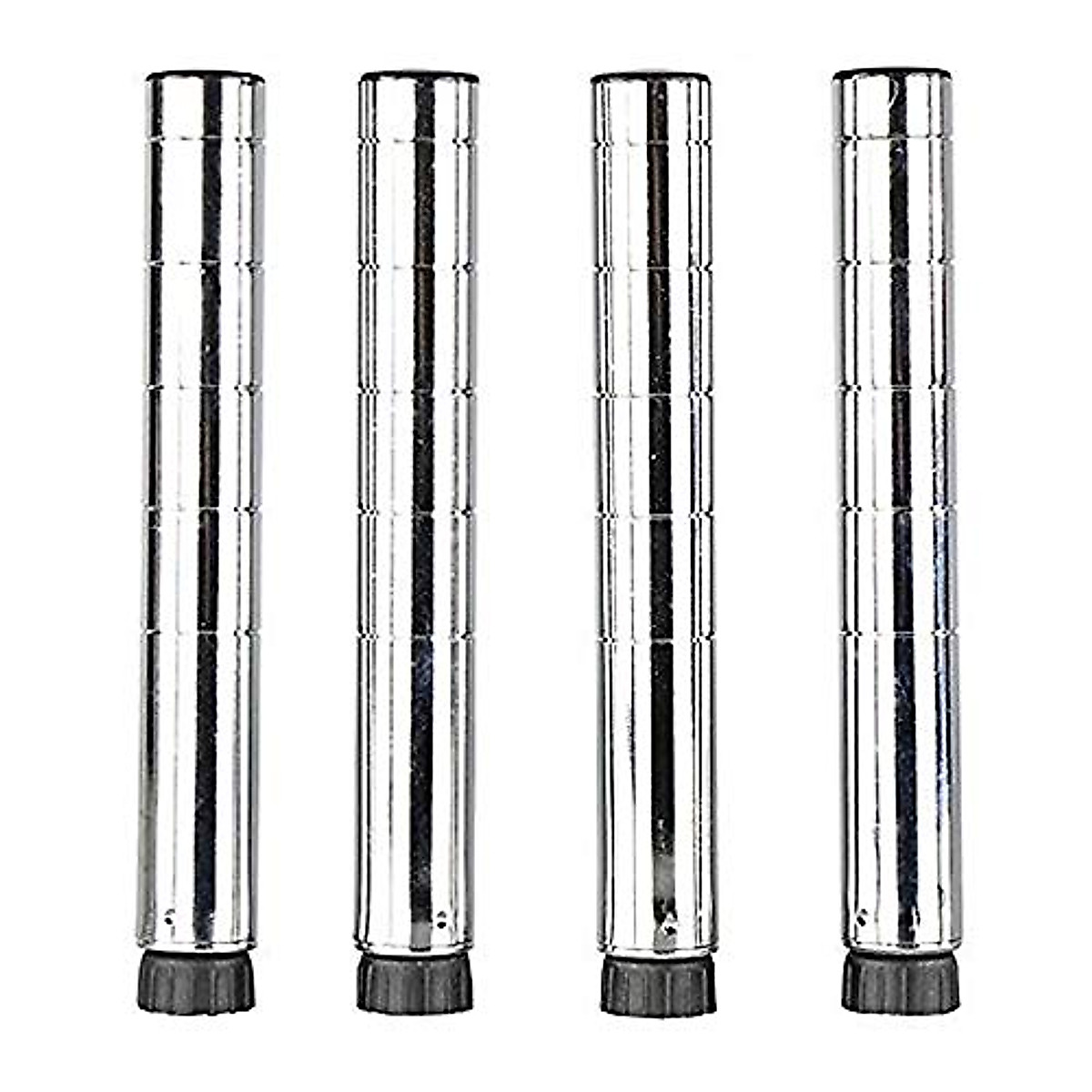 Regal Altair Chrome Wire Shelving Posts | Pack of 4 Posts | NSF Commercial Heavy Duty (Chrome Wire Shelving Posts, 34''H)