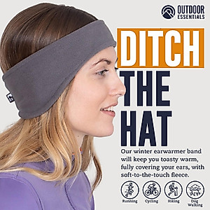 OutdoorEssentials Ear Warmer Headband for Women - Winter Ear Muffs, Running Ear Warmer - Sports Fleece Headbands for Women