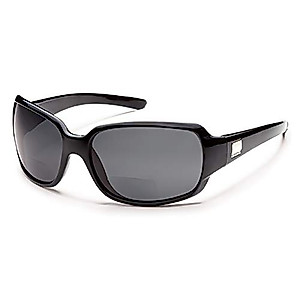 Suncloud Cookie Reading Sunglasses - Black | Gray Polarized Reader 2.50