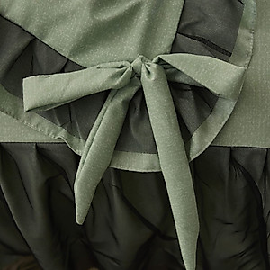 Solid Color Sanding Comforter Cover Set,Bow Lace Ruffle Duvet Cover Set,Breathable Comfy Bedding Set with Bed Skirt Pillowcases-Black Full 200x230cm(79x91inch) (Light Pink King 200x230cm(79x91inch))