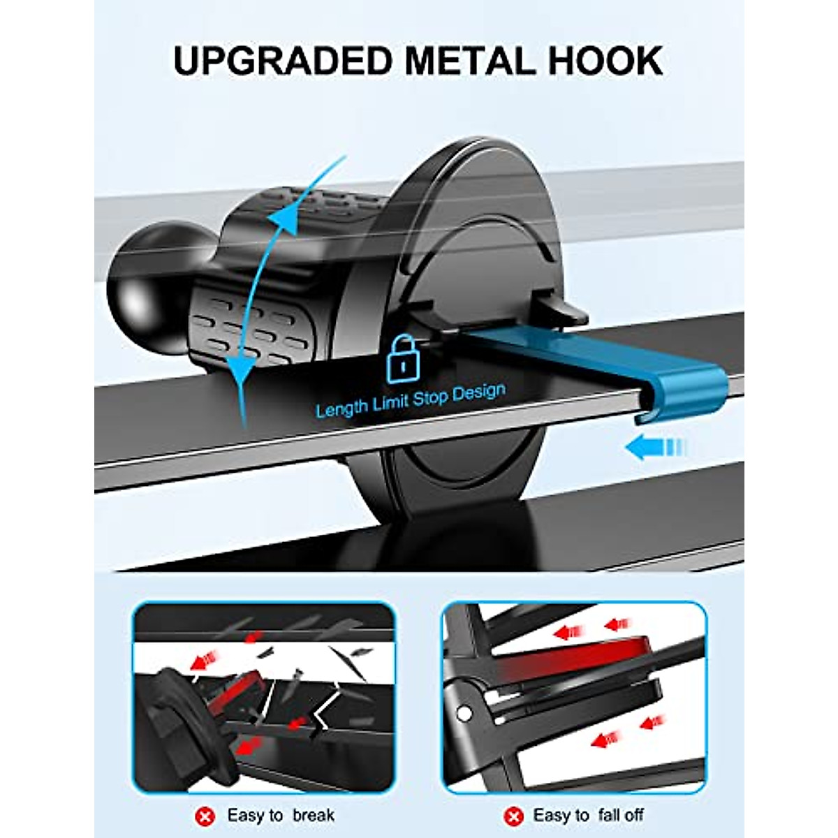 OBRFFE Wireless Car Charger Mount [QC 3.0 Car Charger Included], Max 15W Qi Fast Charging Phone Mount for Car Air Vent Compatible with iPhone 14 13 12 11 Pro Max/XR/XS/X, Galaxy Note 20/S23/S22, etc