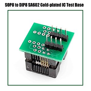 KOOBOOK 1Set CH341A 24 25 Series EEPROM Flash BIOS USB Programmer+SOIC8 SOP8 Test Clip+SPI Flash 1.8V Adapter+SOP8 SOIC8 to DIP8 Adapter Socket Converter