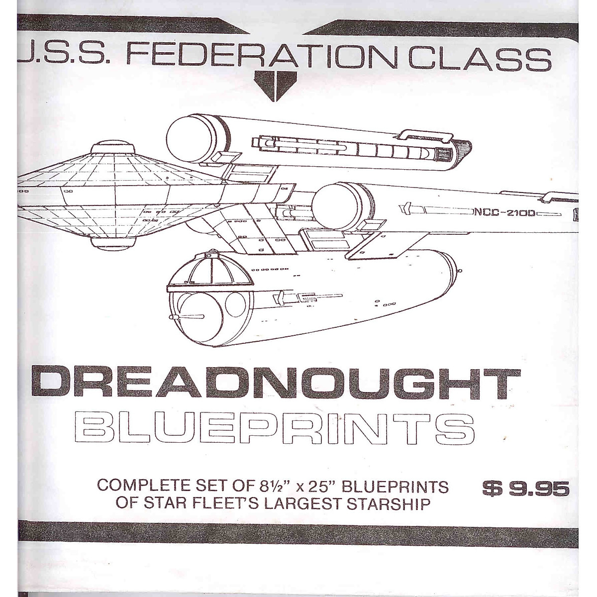 STAR TREK BLUEPRINTS: U.S.S. Federation Class Dreadnought