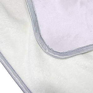 MNSRUU Flannel Bed Throws, Purple Tulip Flowers Fleece Plush Throw Blankets for Sofa Couch Sofa Office Travel Camping, Lightweight, 50 x 60 in