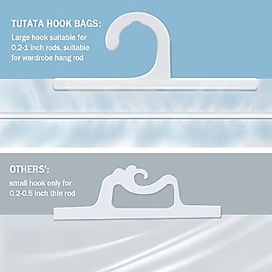 Hanging Storage Bags 24 Pack, Large Hook 10 x 12.5-inch Clear Plastic Bags for Classroom, Library and Pharmacy Use