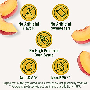 DEL MONTE Diced Peaches FRUIT CUP Snacks in 100% Fruit Juice, 12 Pack, 4 oz