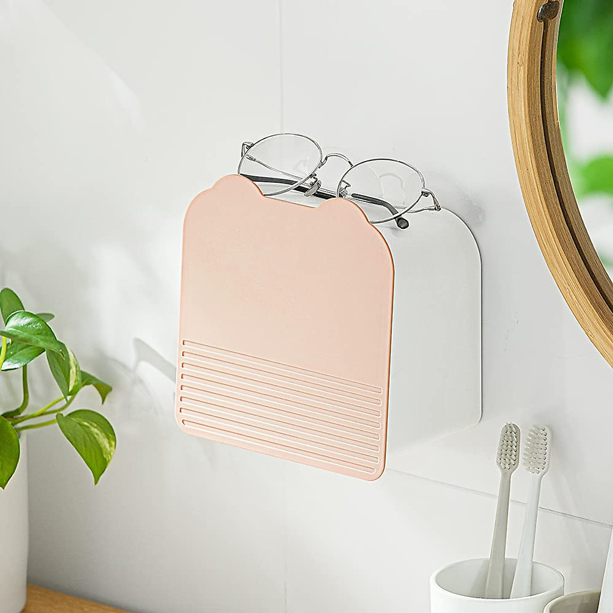 Poeland Wall Mounted Storage Box Small Item Organizer Sanitary Napkins Holder