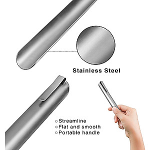 XILEWHZF Crumb Sweeper - Profession Crumb Sweepers for Tablecloths in Restaurants and Homes,Stainless Steel Crumb Scraper(2 Pack)