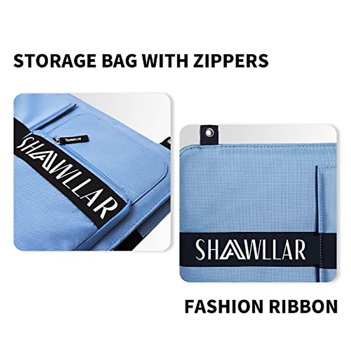 Shawllar Portable Solar Panel 100W for Power Station, Foldable Solar Panel Charger for Jackery/Bluetti/Ecoflow/Anker/Goal Zero Solar Generator, Waterproof Solar Chargers with USB for Camping RV Trip