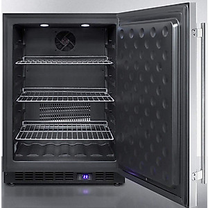 Summit SPFF51OS Outdoor Undercounter Freezer, Stainless Steel