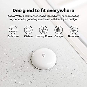 Aqara Smart Hub M2 Plus Aqara Temperature and Humidity Sensor, Door and Window Sensor and Water Leak Sensor, Zigbee Connection, For Remote Monitoring and Smart Home Automation