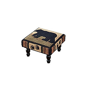 Park Designs Adirondack Bear Hooked Stool