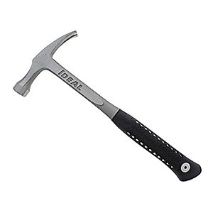 IDEAL Electrical 35-210 Drop-Forged Hammer - Electrician's Hammer 18 oz. 12-1/2 in. Claw Hammer