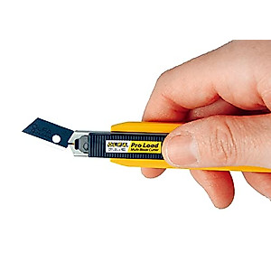 OLFA 9mm Precision Utility Knife (PA-2) - Multi-Purpose Retractable Precision Knife w/ Snap-Off Blades & Auto Blade Loader, Replacement Blades: Any OLFA 9mm Blade
