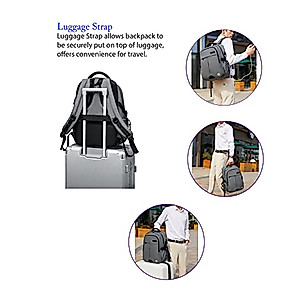 BAUHOO Ballistic Resistant Backpack (Double Shield) Grey