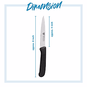 GRÄWE Vegetable Knives Set of 3 Stainless Steel, Multi-Coloured, Super Sharp, Dishwasher Safe