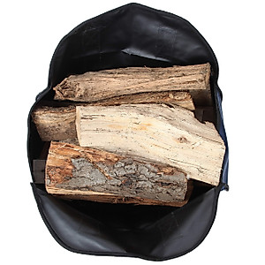 SC Lifestyle Premium Firewood Log Carrier- Wood Tote (Navy Blue)