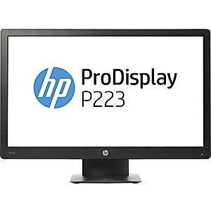 HP ProDisplay P223 21.5-inch Monitor X7R61A8, Black