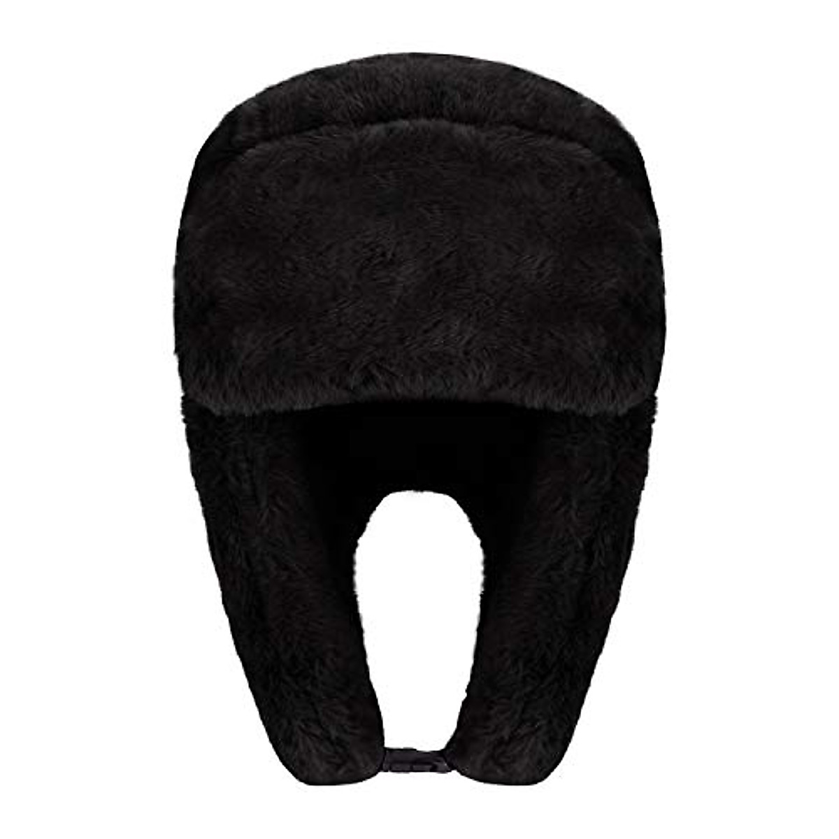 Winter Cozy Plush Ushanka Russian Hat Windproof Thermal Full Hood Earflap Hat Skull Cap Snowmobile Ski Hunting Trapper Hats for Adults Teens