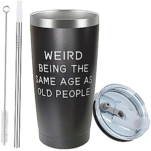 Birthday Gifts for Men Women - Funny Unique Gifts for Dad, Mom, Grandpa, Father, Husband, Him or Her, From Daughter Son Friends, 30th, 40th, 50th, 60th, 70th, Dad Coffee Mug Tumbler, Christmas Gifts