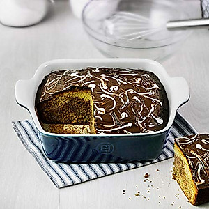 Emile Henry Made In France HR Modern Classics Square Baking Dish 8 x 8/2 Qt, 9 x 9, Twilight Blue