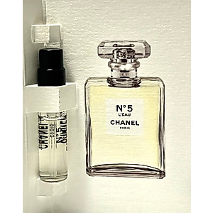 CHANEL No 5 L'EAU EDT Spray Perfume Samples 0.05oz / 1.5ml EACH