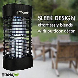 DynaZap DZ30200SR Outdoor Electronic Bug Zapper and Flying Insect Killer - All Weather Electric Mosquito Zapper Protects up to 1 Acre