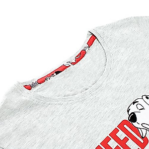 Disney Pajamas Women | 101 Dalmatians Pajama Set | Short Summer Pjs Grey XX-Large