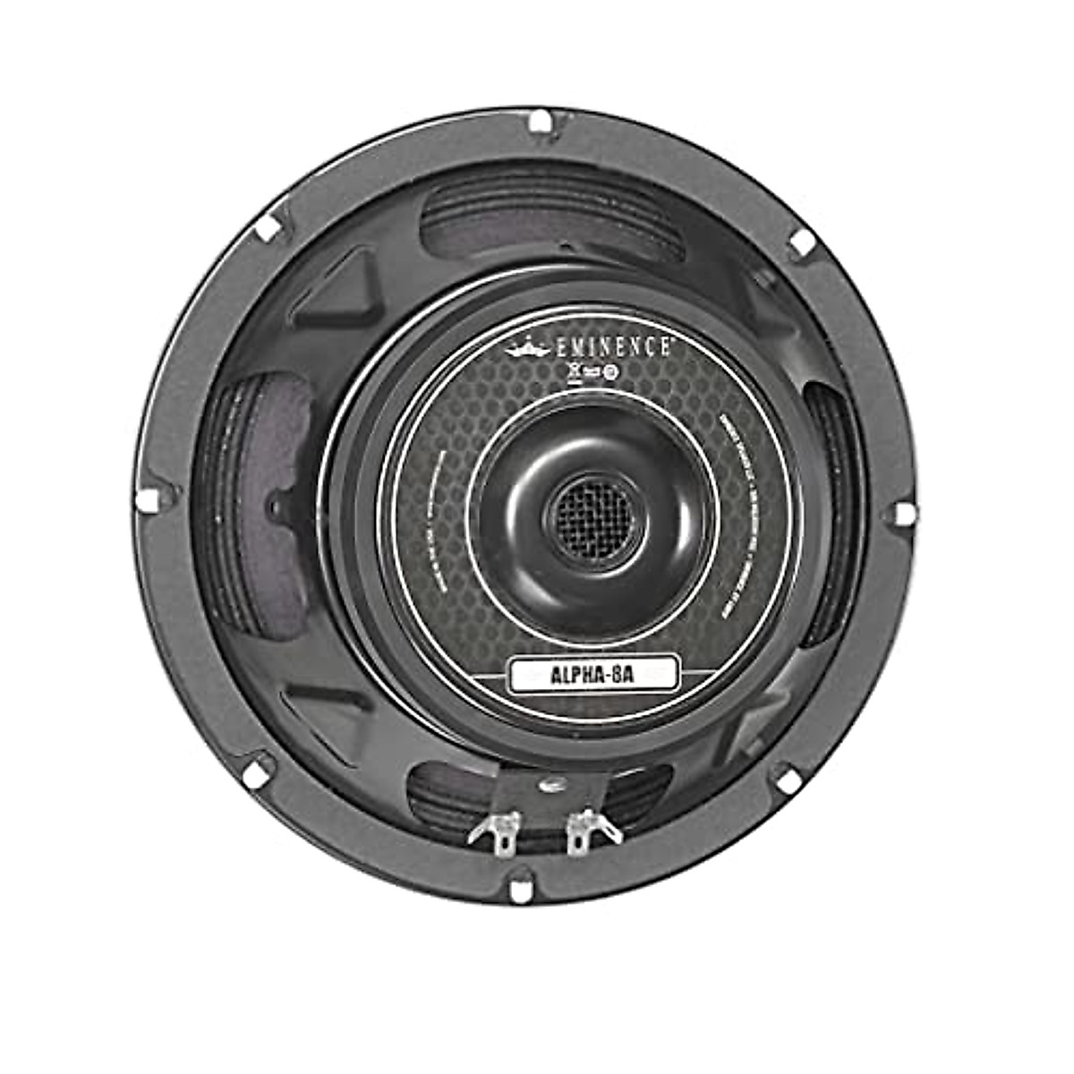 Eminence American Standard Alpha-8A 8" Pro Audio Speaker, 125 Watts at 8 Ohms, Black
