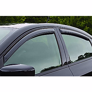 Auto Ventshade [AVS] Ventvisor / Rain Guards | Outside Mount, Smoke Color, 4 pc | 94181 | Fits 2010 - 2015 Toyota Prius (Excludes V Model)