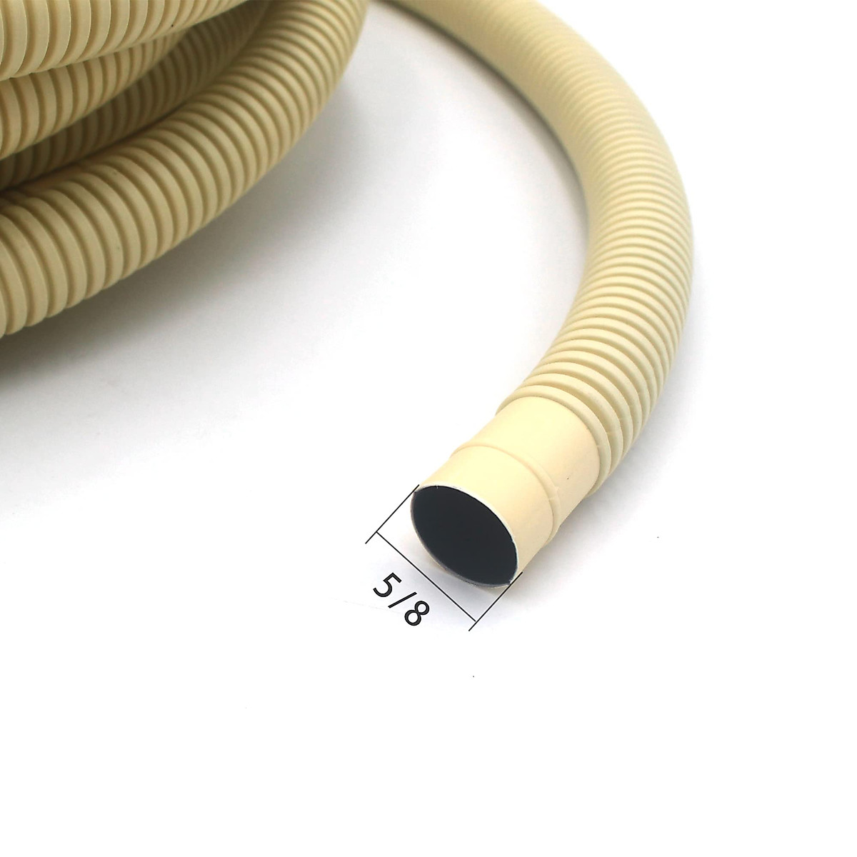 HANSUM Mini Split Drain Hose Air Conditioner Parts & Accessories Pipe Water Tube Pump Universal Line Set Cover for AC Drainage Hvac Extender Outside (25FT)