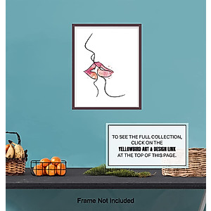 Lesbian LGBTQ Gay Wall Art & Decor- LGBTQ Accessories - Lesbian Couple Gifts - Lesbian Stuff - Gay Anniversary Gifts for Women - Home Decor for Queer, Bi Women - Picture Print Photo Poster