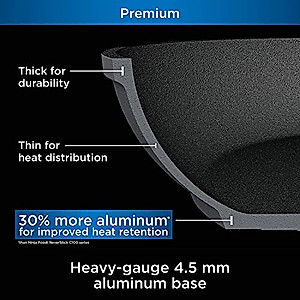 Ninja Foodi NeverStick Premium 14-Piece Cookware Set, Hard-Anodized, Nonstick, Durable & Oven Safe to 500°F, Slate Grey