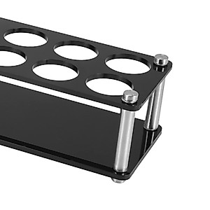 JUMYNOOY 12-Hole Acrylic Cup Holder, Shot Glass Holder, Shot Glasses Organizer, Beer Wine Glass Holder Acrylic Wine Glass Holder