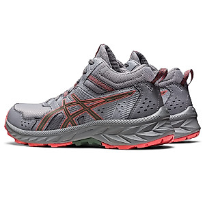 ASICS Women's GEL-VENTURE 9 Mid Top Running Shoes, 8.5, SHEET ROCK/PAPAYA