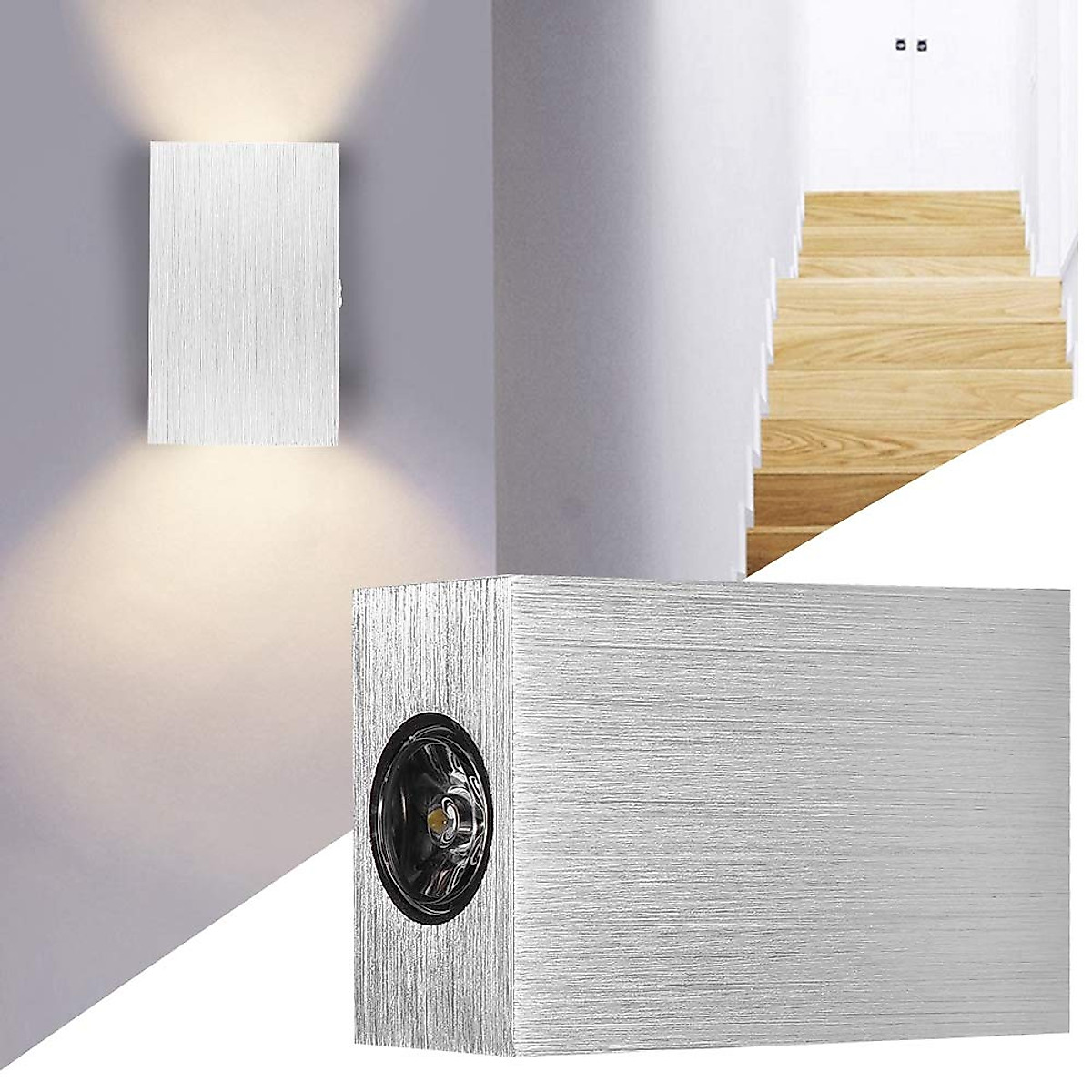 01 Wall Mounted Lamp, Outdoor Garden Lamp, Aluminum Alloy for Ground/Garden Indoor Outdoor Home Decoration Garden Lights