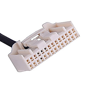 beler 28 pin CD Bluetooth Microphone Cable Wiring Harness Interface Connection w/1.5m Wire fit for Toyota Camry Hilux RAV4 Audio Head Unit