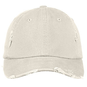 District® - Distressed Cap DT600/ Custom Distressed Hats/Monogram Distressed Hats/Embroidery Hats/Monogram Hats (Stone)