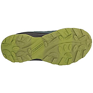 Merrell Moab Speed Low WTRPF Sneaker, Deep Green/Black, 3 US Unisex Big Kid