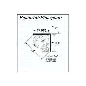 Beaumont Lane Corner Curio Cabinet in Medallion Cherry