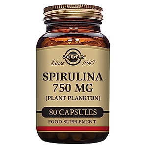 Solgar Spirulina Tablets, 750 mg, 100 Count