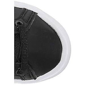 Lacoste Unisex-Child Powercourt Sneaker, Black/White, 8 Toddler