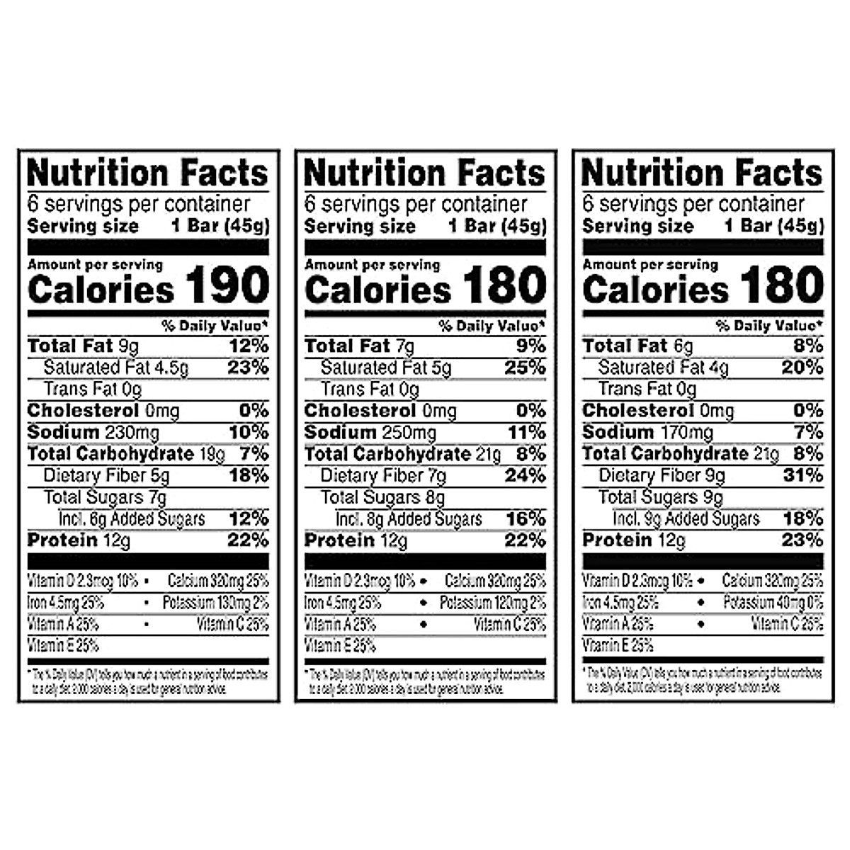Kellogg's Special K Protein Meal Bars, Meal Replacement, Bulk Protein Snacks, Variety Pack (3 Boxes, 18 Bars)