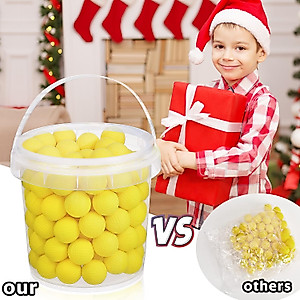 500 Rounds Refill Pack Balls Ammo Bulk Compatible with Nerf Rival Gun, TiopLior Yellow Foam Bullet Ball Replacement Refill Pack for Rival Blasters & Toy Blasters Gun(HIR, High-Impact Rounds)