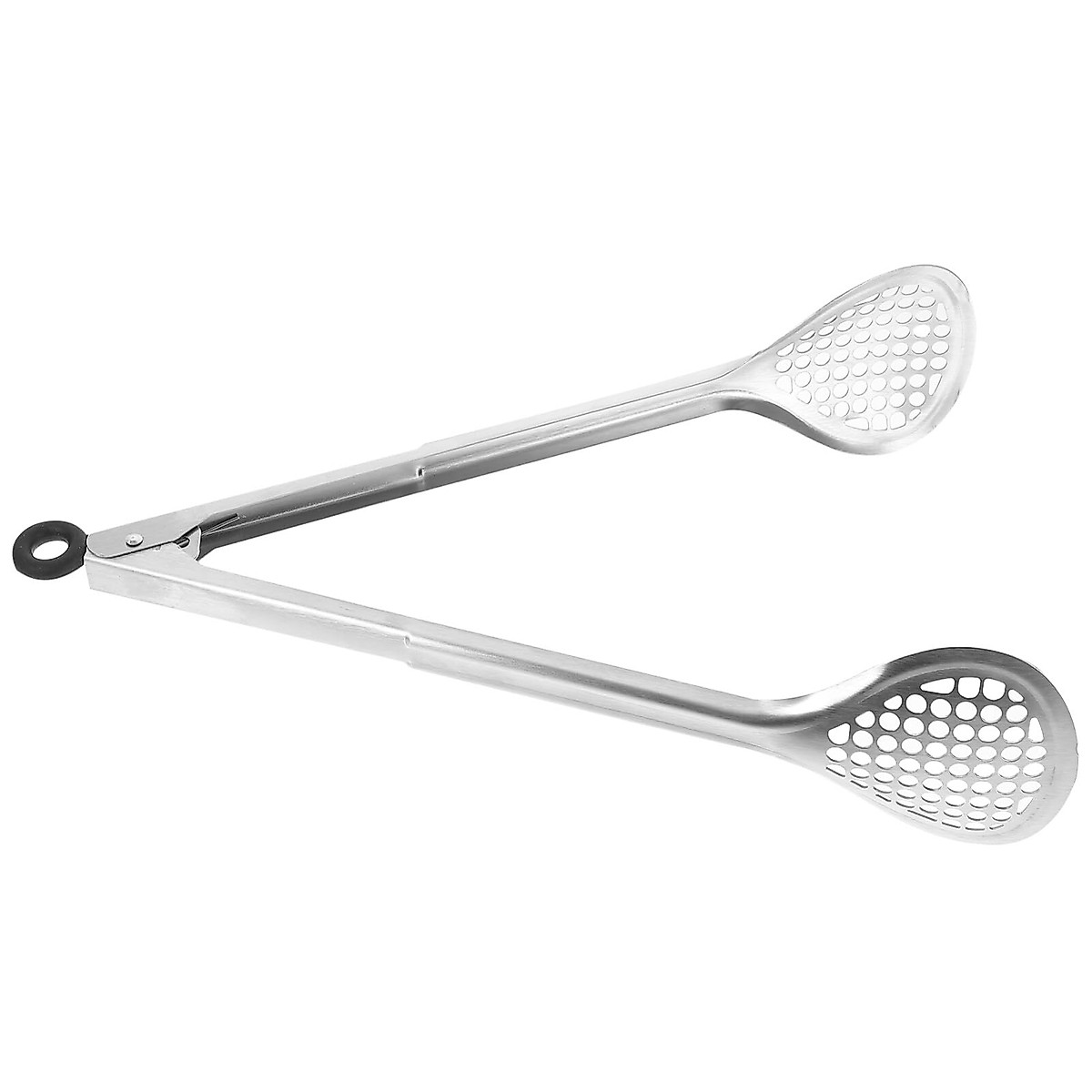 Kichvoe Kitchen Tongs Stainless Steel BBQ Tong 12 Inch Bread Clip Sugar Cube Tongs Food Serving Tongs Barbecue Cooking Grilling Non Slip Tongs Kitchen Utensil Gadgets Silver